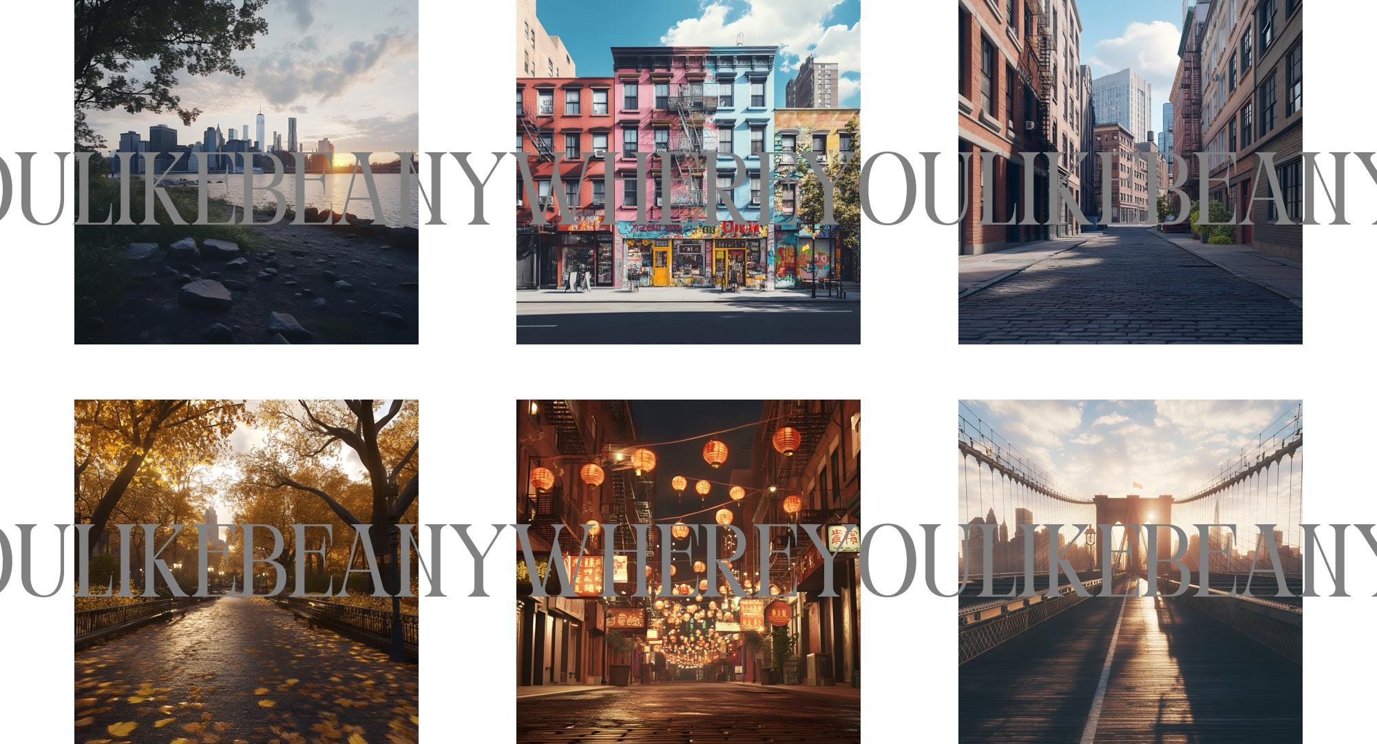 20 NYC Skyline Backdrops | 1:1 Ratio | Cityscape Backgrounds ...