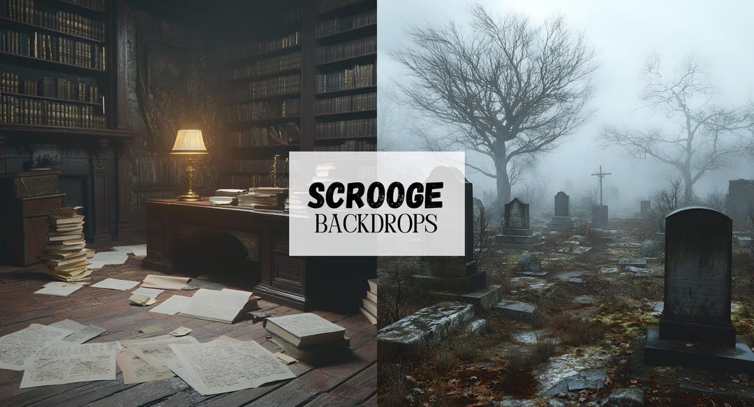 20 Scrooge Backdrops | 1:1 Ratio | Scrooge Backgrounds | Photoshop ...