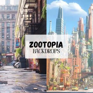 20 Zootopia Backdrops | 1:1 Ratio | Zootopia Backgrounds | Photoshop ...