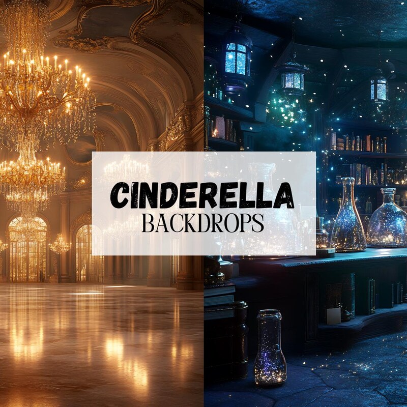 Cinderella Backdrop - Etsy