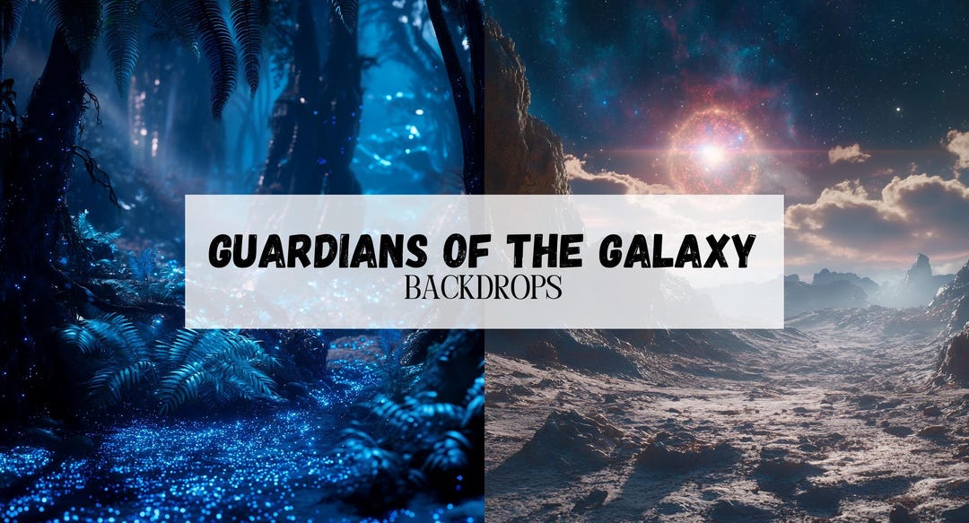 Guardians of the Galaxy Backdrops: Whimsical Digital Imagery (digital Download) - Etsy