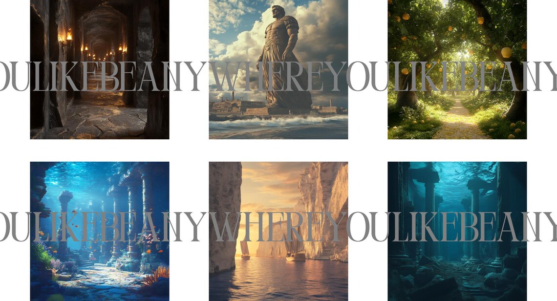 20 Greek Mythology Digital Backdrops: Whimsical Photography Overlays ...