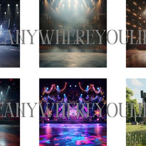 20 Concert Stage Backdrops | 1:1 Ratio | 'concert' Backgrounds ...