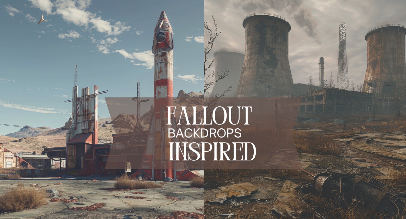 20 Post-apocalyptic Backdrops | 1:1 Ratio | Wasteland Backgrounds ...