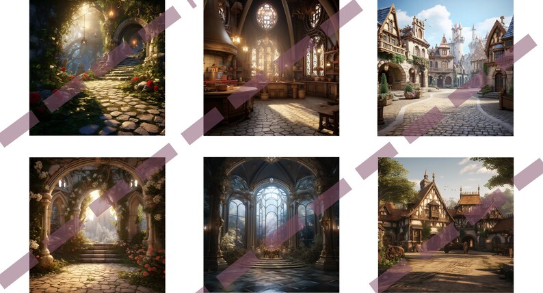 20 Pretty and Monster Backdrops | 1:1 Ratio | Fantasy Backgrounds ...