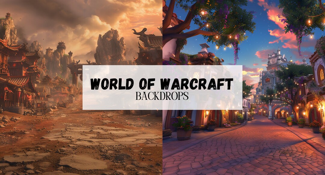 20 MMORPG Backdrops | 1:1 Ratio | 'epic Fantasy' Backgrounds ...