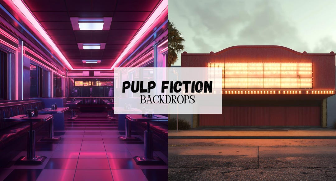 20 Pulp Fiction Backdrops | 1:1 Ratio | Pulp Fiction Backgrounds ...