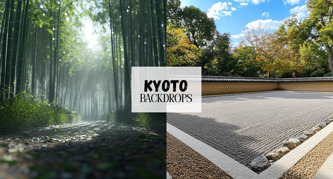 20 Kyoto Backdrops | 1:1 Ratio | Kyoto Backgrounds | Photoshop Overlays ...