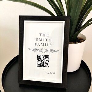 Wifi Sign Prints for Your Home QR Code, Password, Photo - Etsy