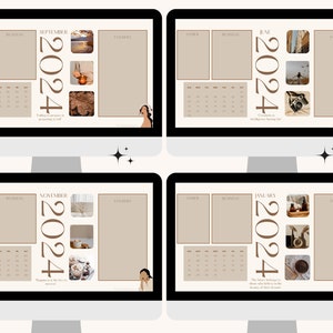 2023 2024 All in One Desktop Wallpaper Organizers Desktop - Etsy Australia