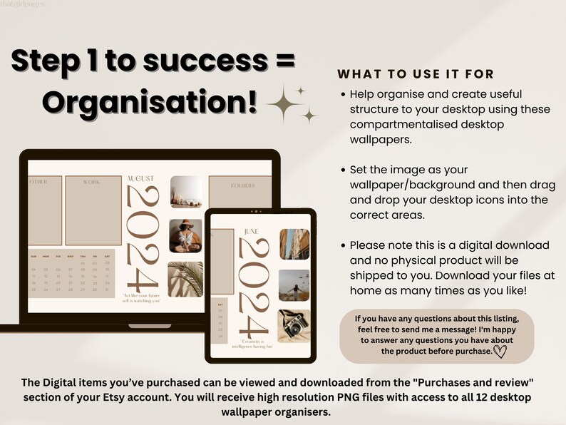 2023, 2024 All in One Desktop Wallpaper Organizers, Desktop Wallpaper ...