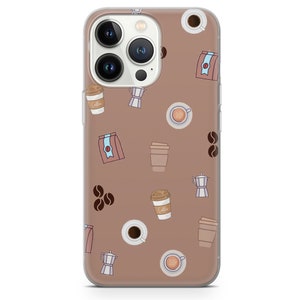 Coffee Lover Phone Case Espresso Coffee Beans Cover for iPhone 17, 16 ...
