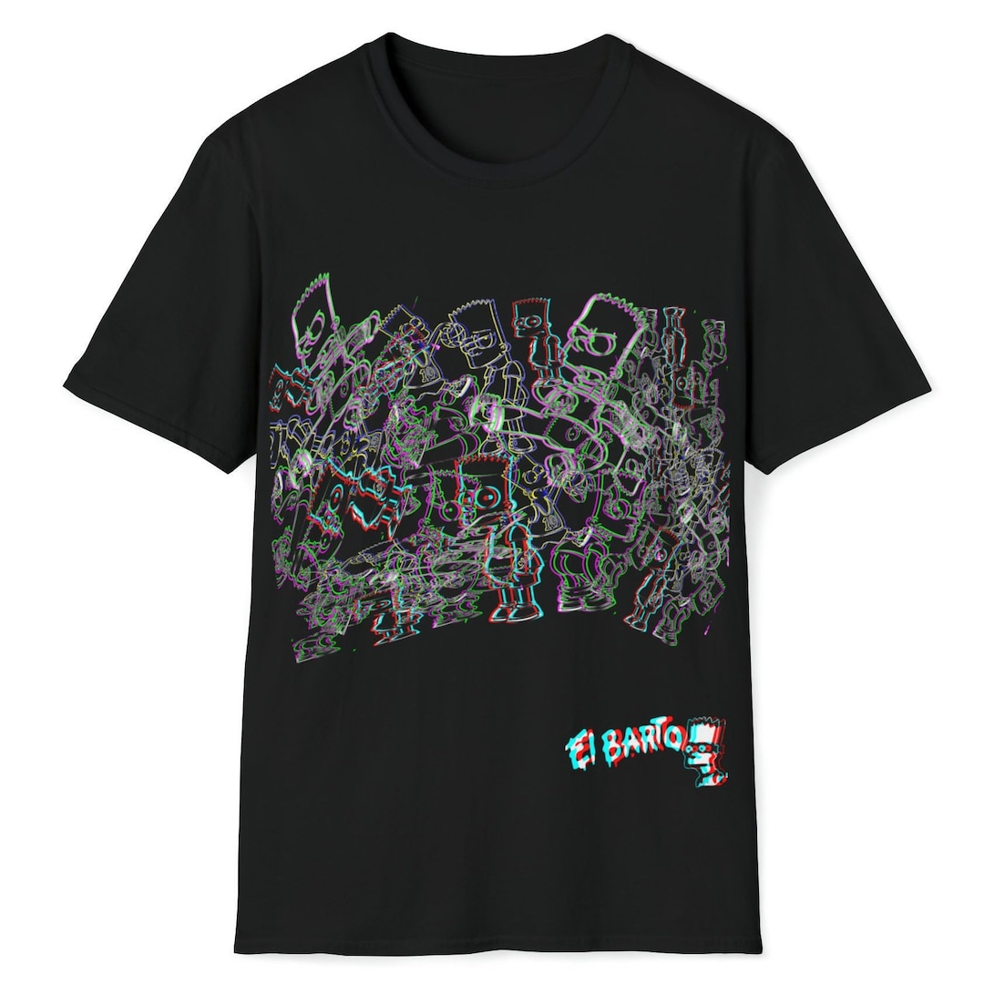 El Barto T-shirt, Bart Simpson, Graffiti T-shirt, Simpson T-shirt ...