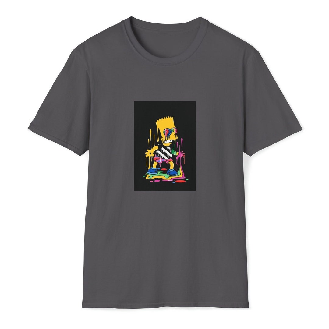 Simpson T-shirt, Bart Colors T-shirt, Simpson, Unisex Casual Style T ...