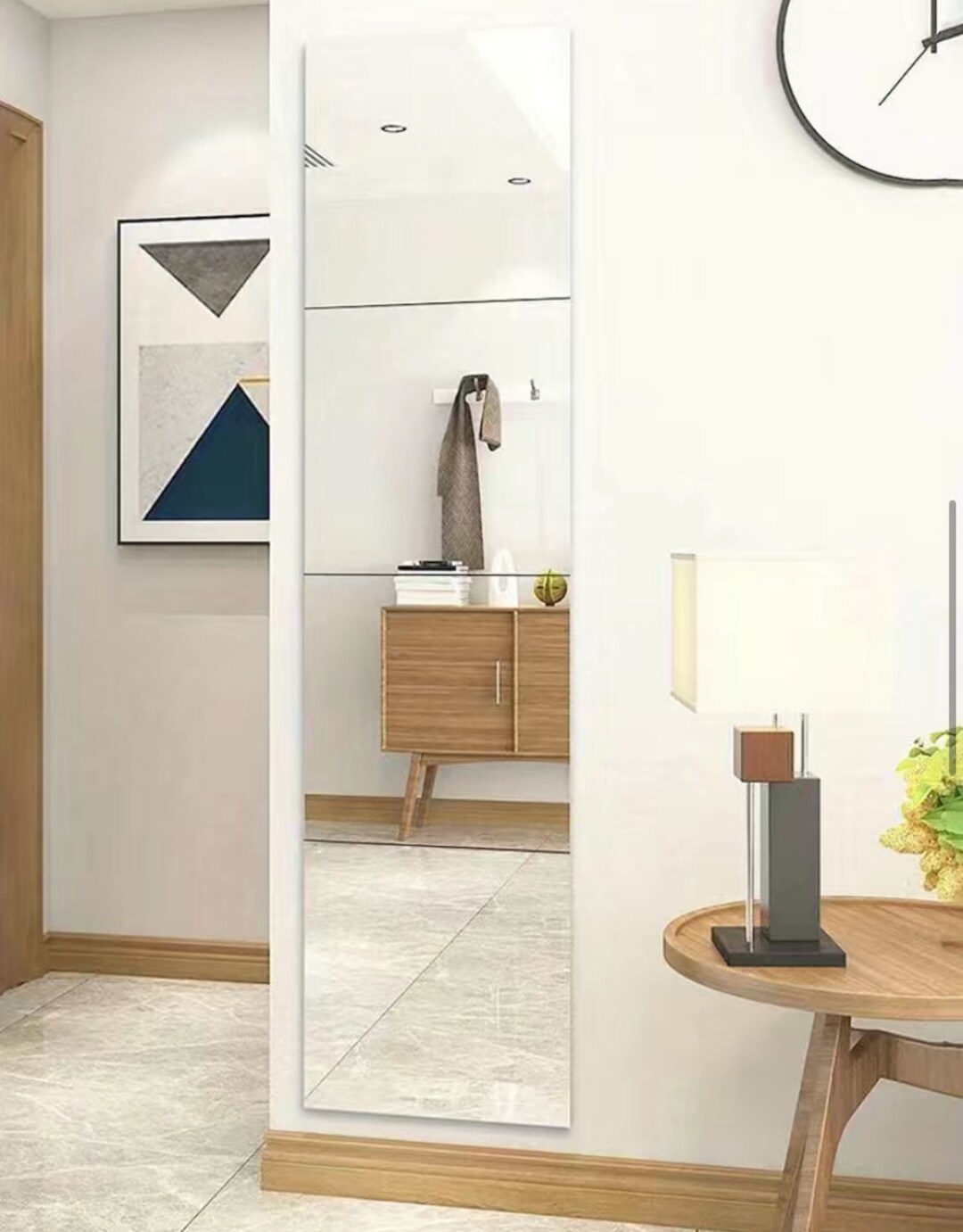 10 Pieces Square Acrylic Mirror Wall Stickers - Etsy