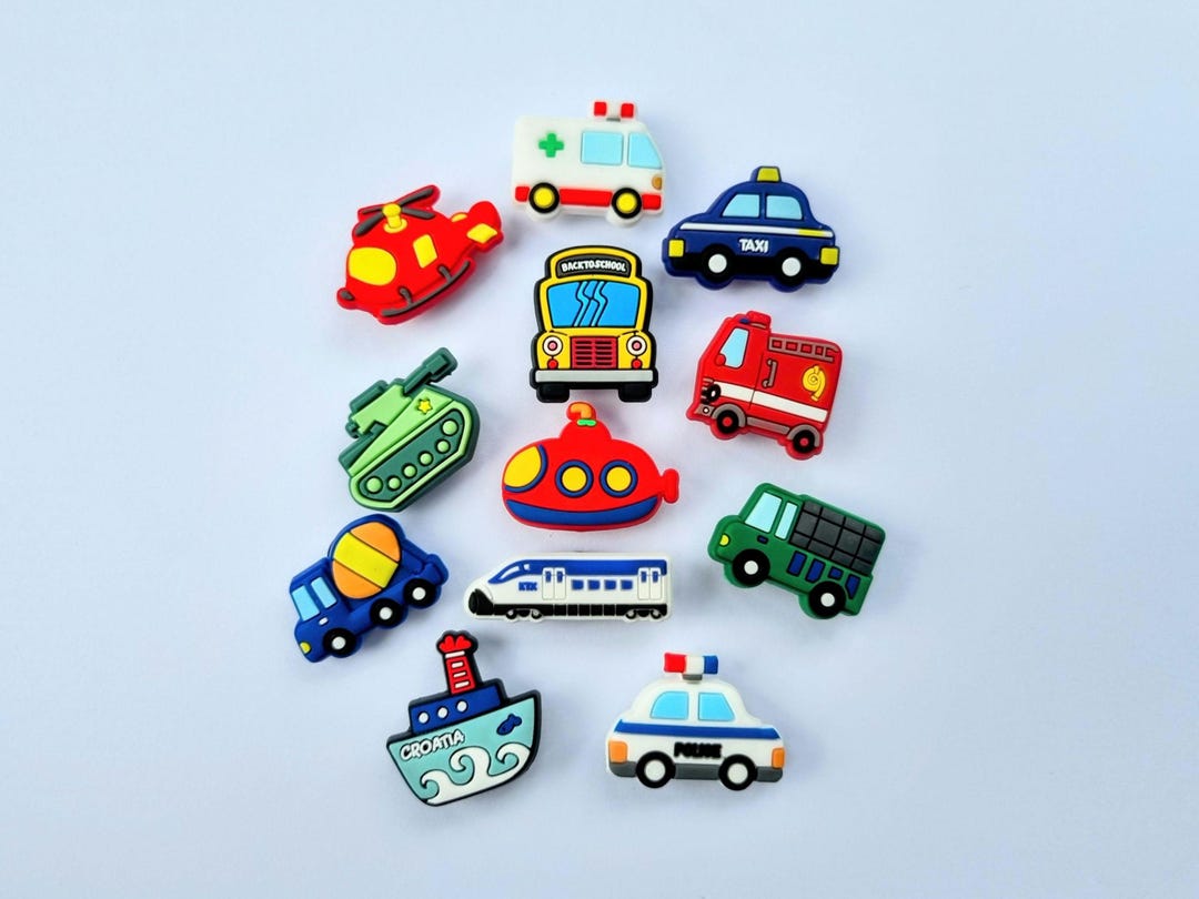 Transport Vehicle Shoe Charm, Croc, Police, Ambulance, Train, Bus - Etsy UK