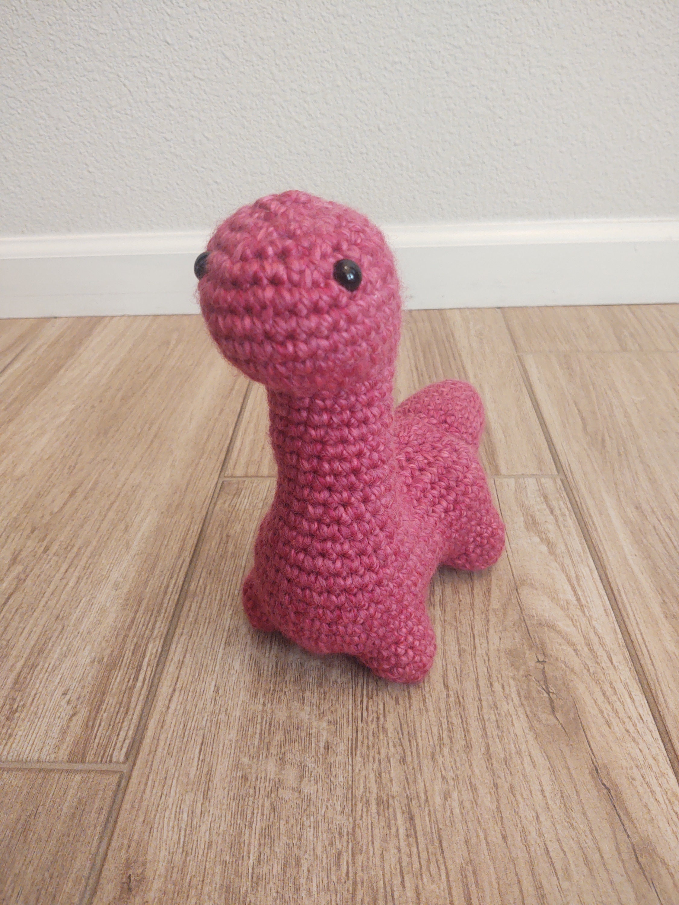 Brontosaurus Crochet Pink Plush - Etsy