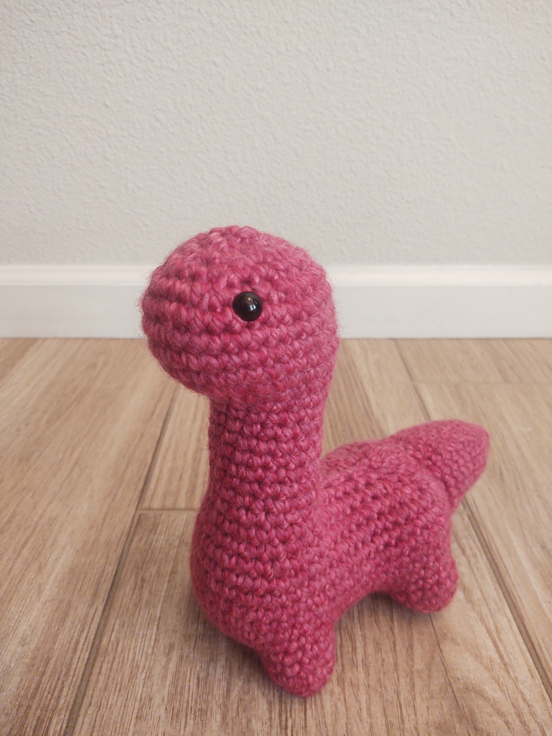 Brontosaurus Crochet Pink Plush - Etsy