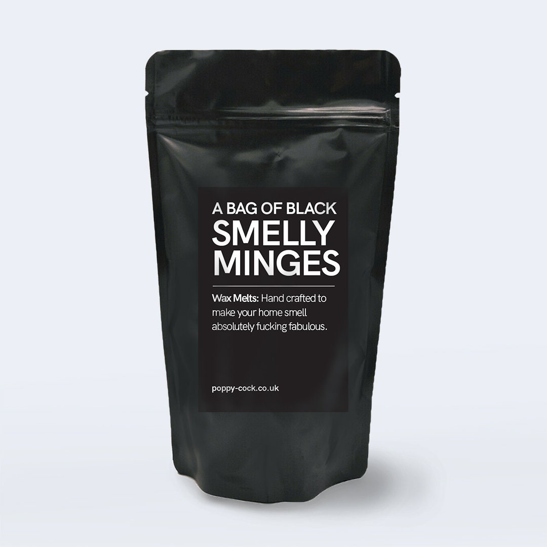 A Bag of Black Smelly Minges - Etsy