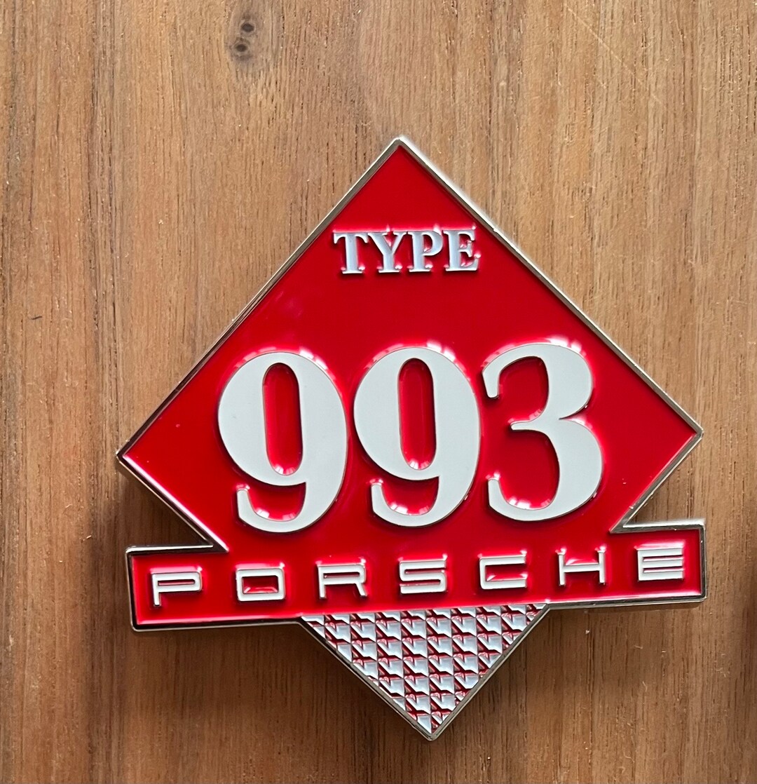 Porsche 993 Club Grille Badge - Etsy