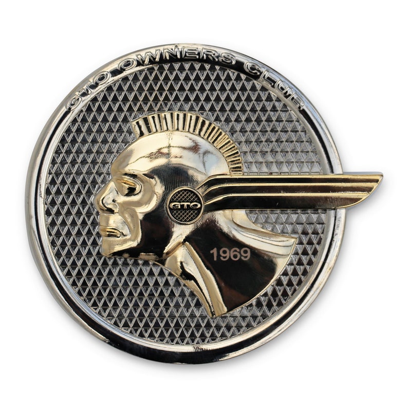 1969 Pontiac Gto Grille Badge - Etsy