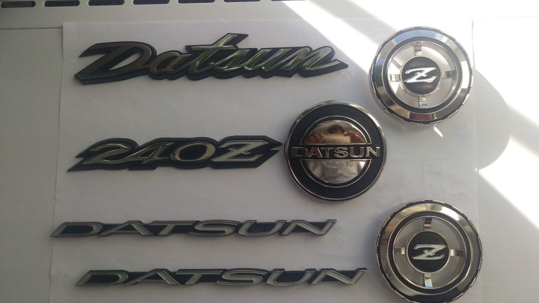 DATSUN 240Z Full Emblem Set Hood Hatch Qtr Fender - Etsy Australia