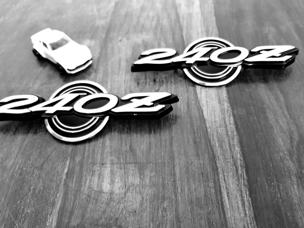 DATSUN 240Z Series 1 Rear Quarter Panel Mental Enamel Emblems. 1969 ...
