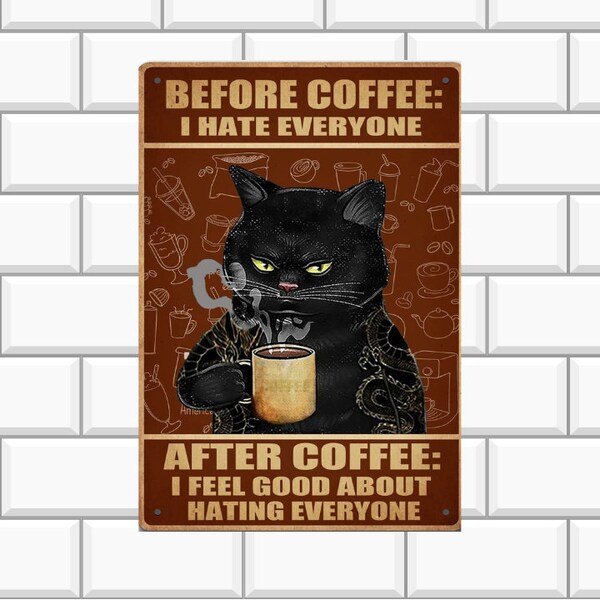 Funny Coffee Sign - Etsy
