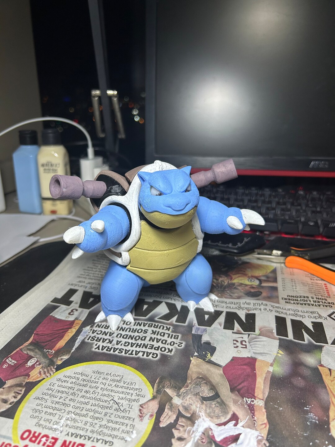 Pokemon Figure Blastoise - Etsy
