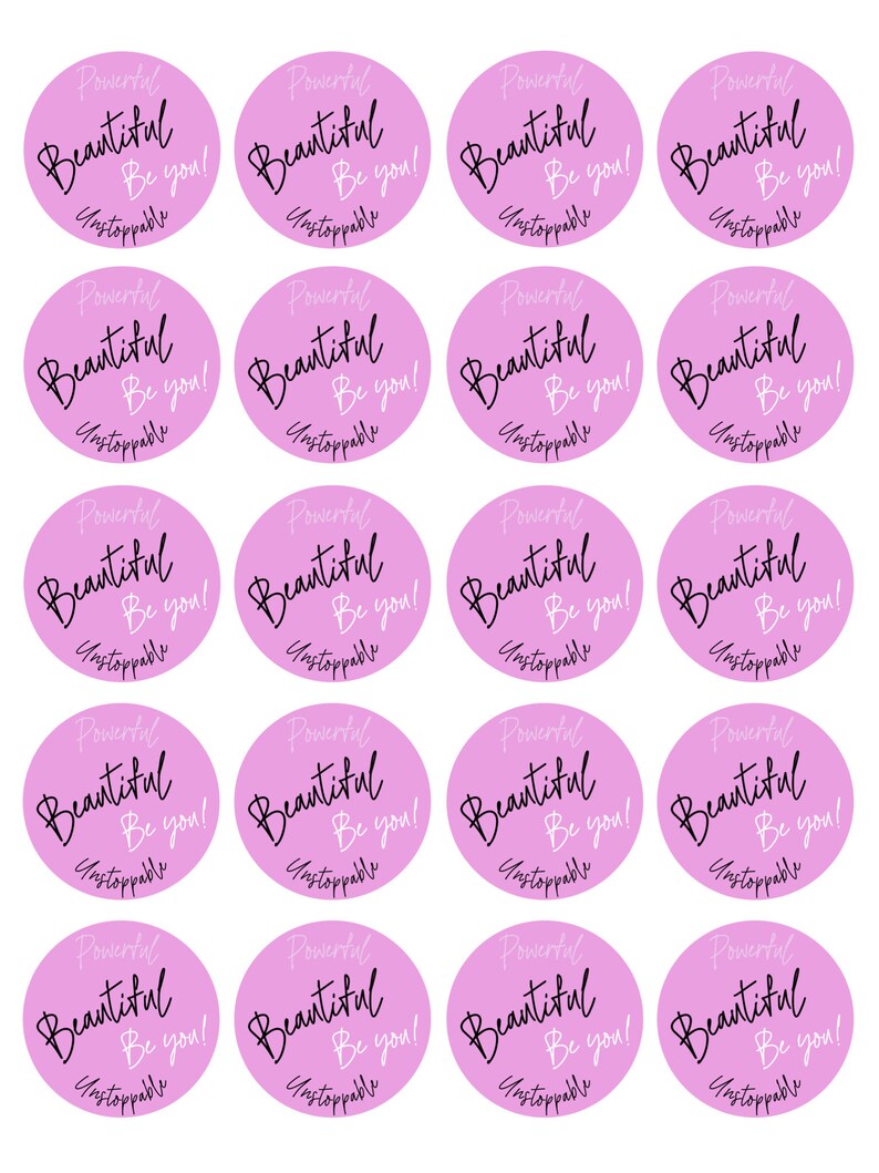 STICKERS POWERFUL, Self Love,life Style, Business, Custom, Original ...
