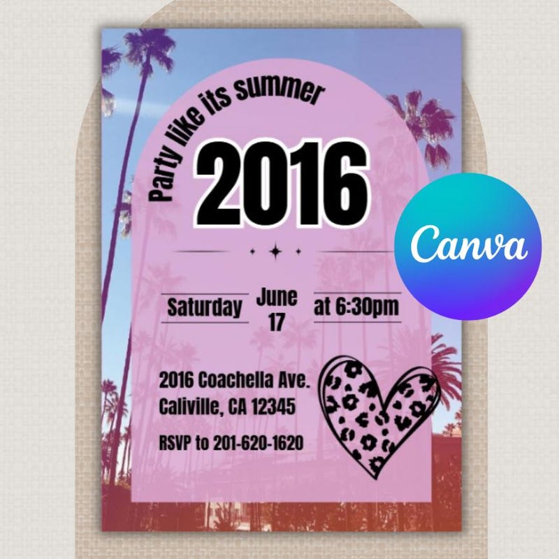 2016 Themed Party - Etsy