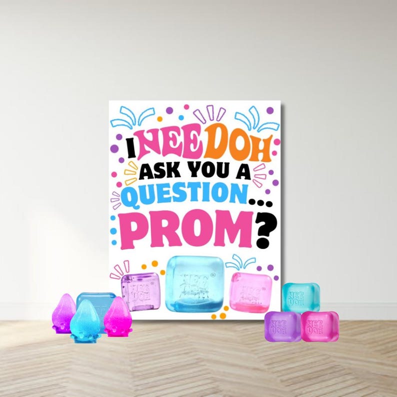 Needoh Promposal Poster | Printable Proposal Sign - Etsy