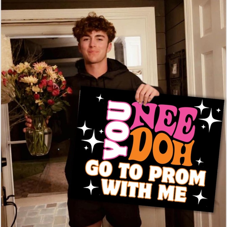 Nee Doh Promposal Poster | Printable Proposal Sign - Etsy