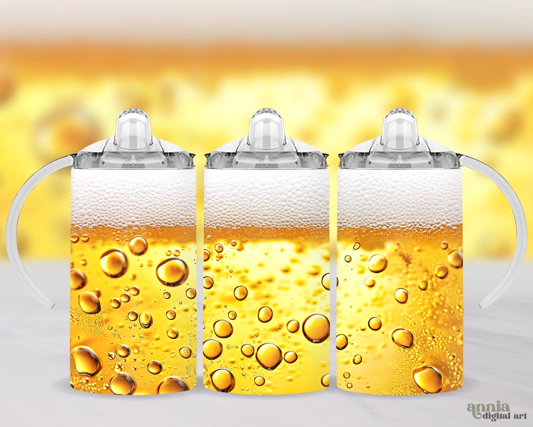 Beer Sippy Cup Tumbler Wrap, Funny Daddy's Drinking Buddy 12oz Kids ...