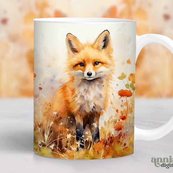 Fox Mug - Etsy