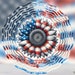 American Flag Sunflower Wind Spinner Sublimation Design, Patriotic USA ...