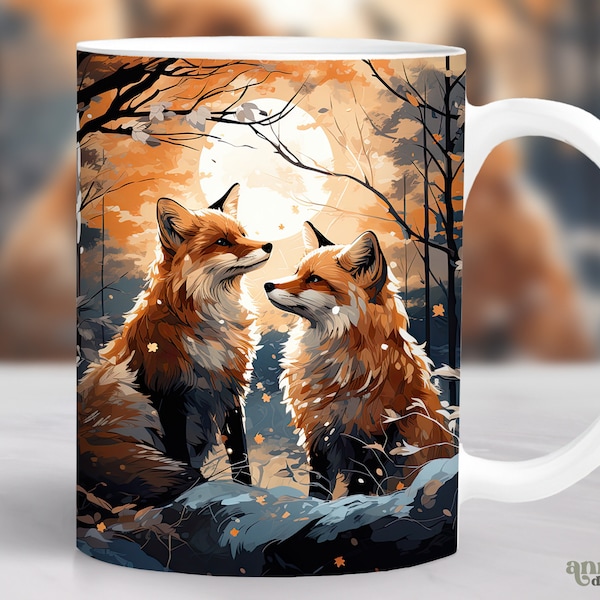 Fox Mug - Etsy