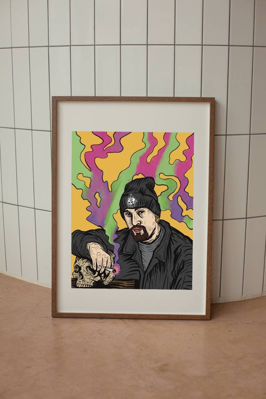 Cypress Hill B Real Illustration / B-real Portrait / Hip Hop Wall / Rap ...