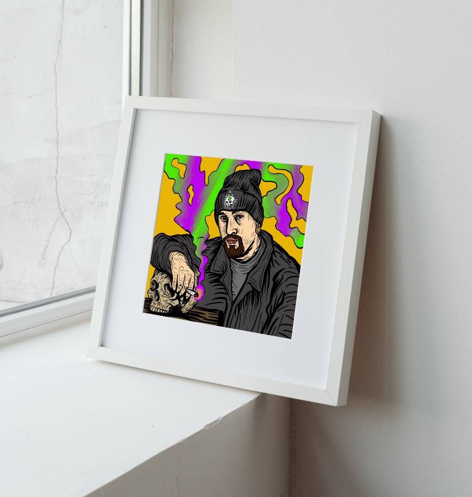 Cypress Hill B Real Illustration / B-real Portrait / Hip Hop Wall / Rap ...