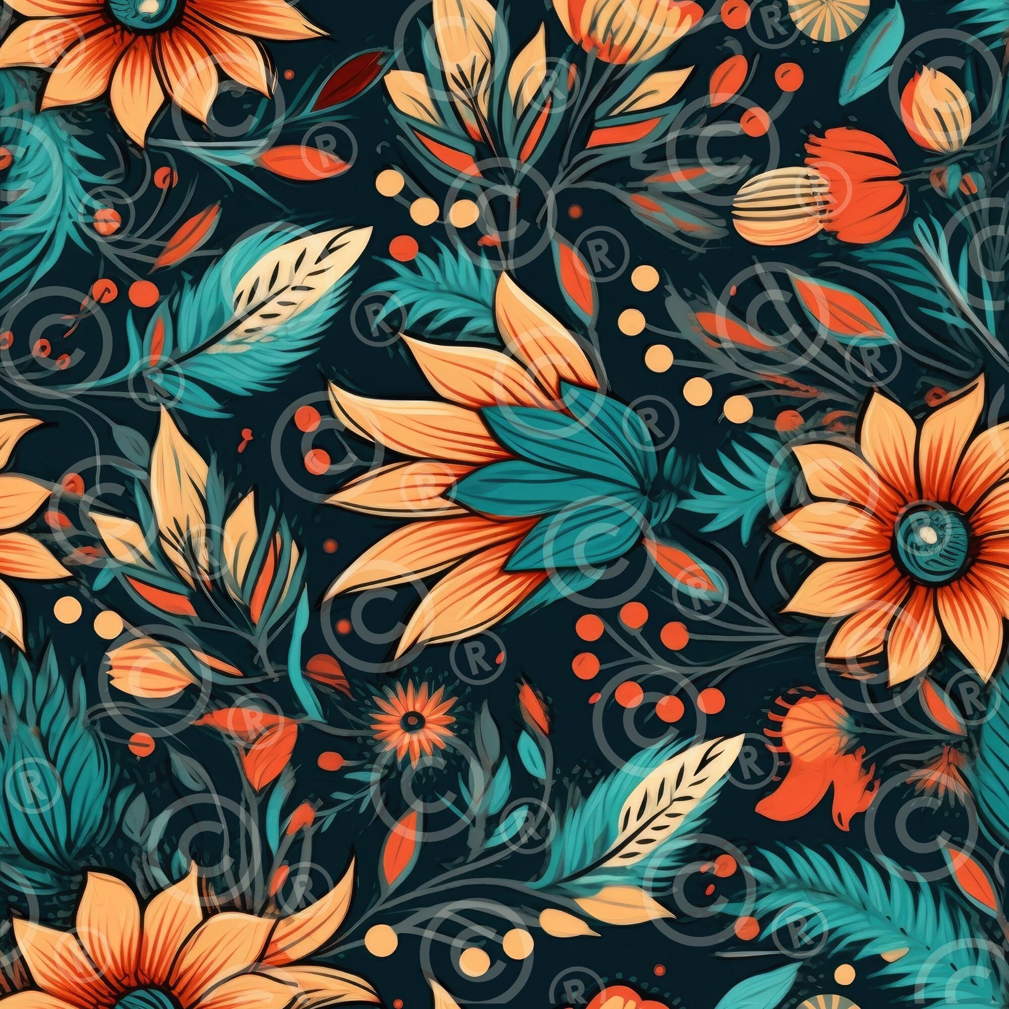 Boho Digital Paper Boho Seamless Pattern Boho Prints Boho - Etsy