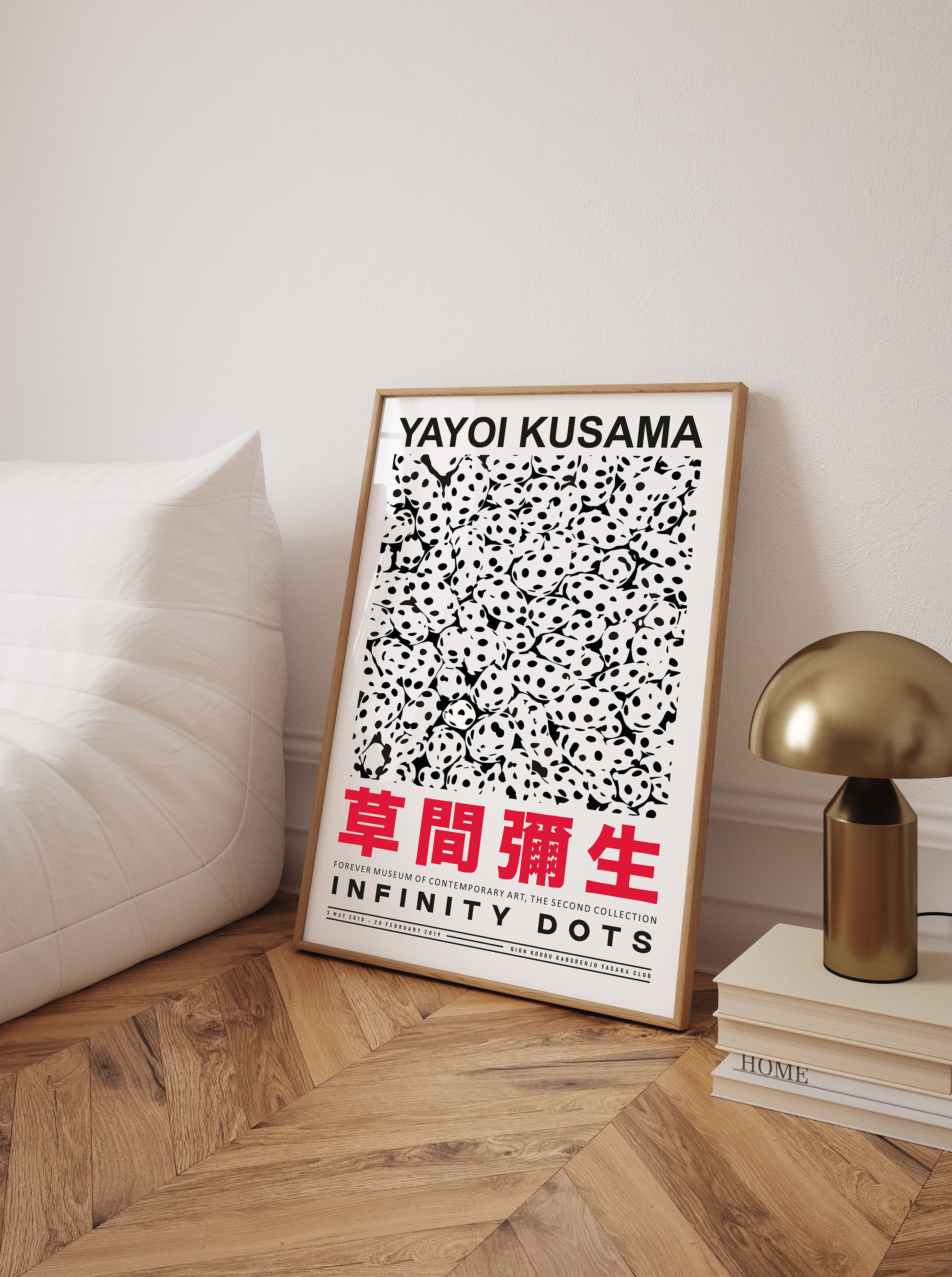 Yayoi Kusama Print, Gallery Wall Set, Digital Print, Kusama Printable ...