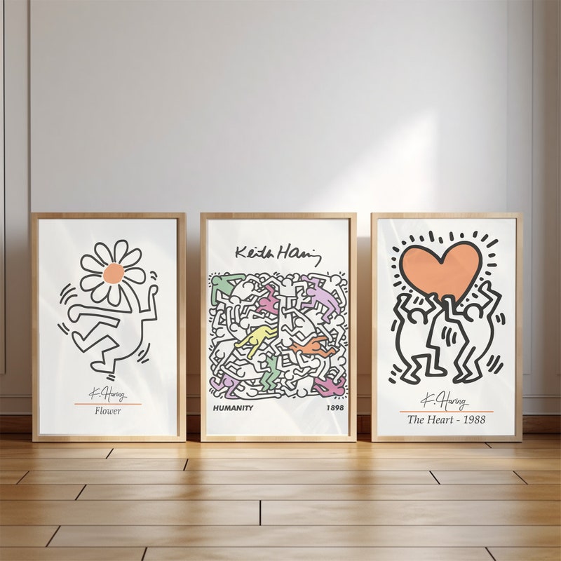 Keith Haring Poster - Etsy