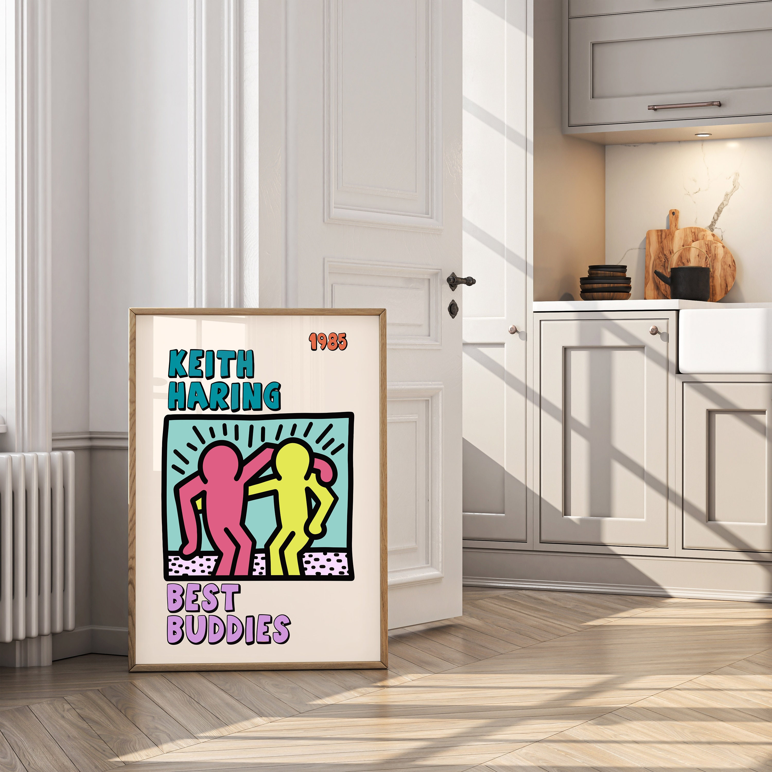 Keith Haring Print Gallery Wall Bundle Contemporary Art Prints Pop Art ...