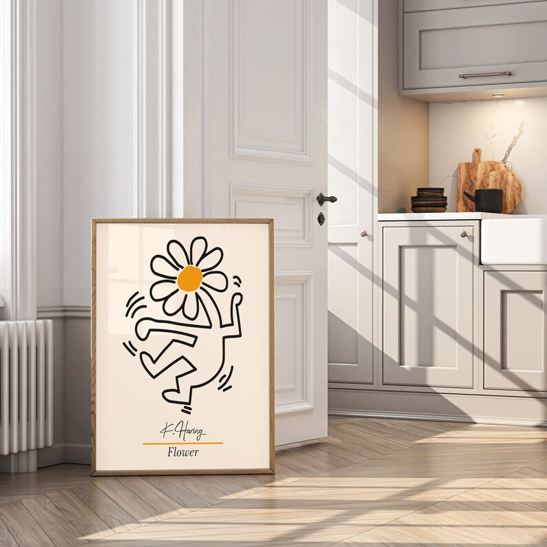 Gallery Wall Art Set of 3 Prints,keith Haring Print, Bauhaus Print ...