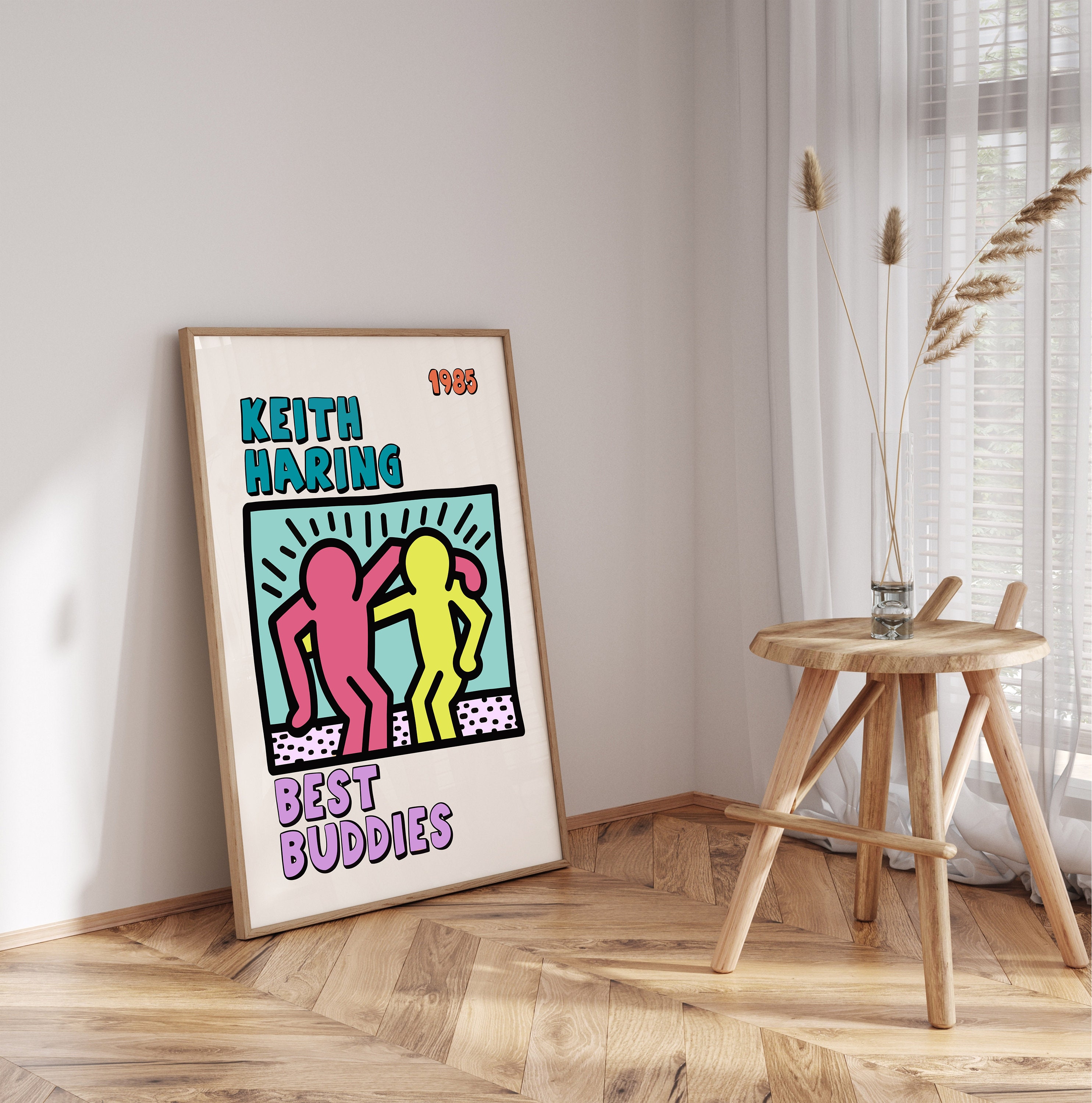 Keith Haring Print Gallery Wall Bundle Contemporary Art Prints Pop Art ...