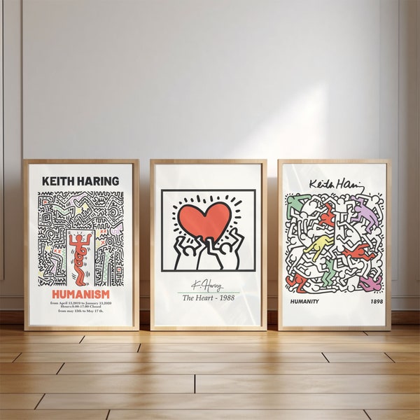 Keith Haring Poster - Etsy