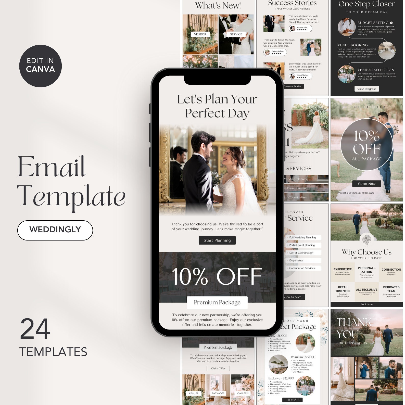 24 Wedding Email Templates for Wedding Organizer, Wedding Email ...
