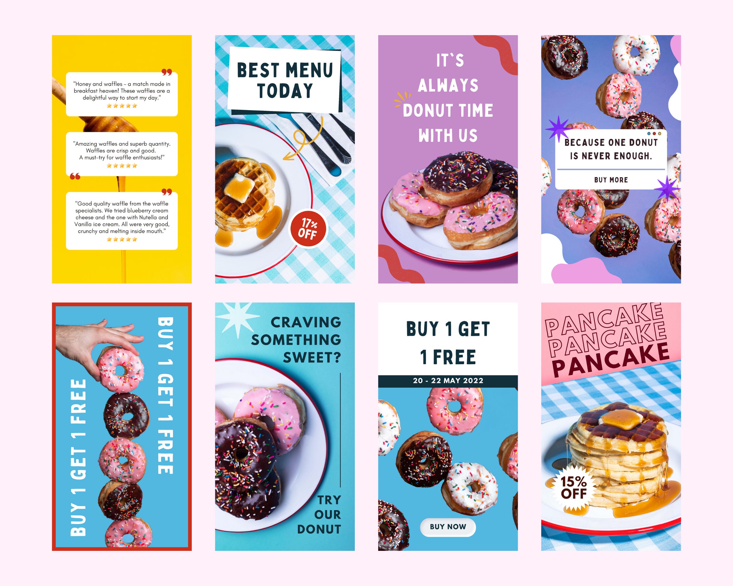 24 Food Instagram Story Template, Instagram Coffee Shop Stories ...