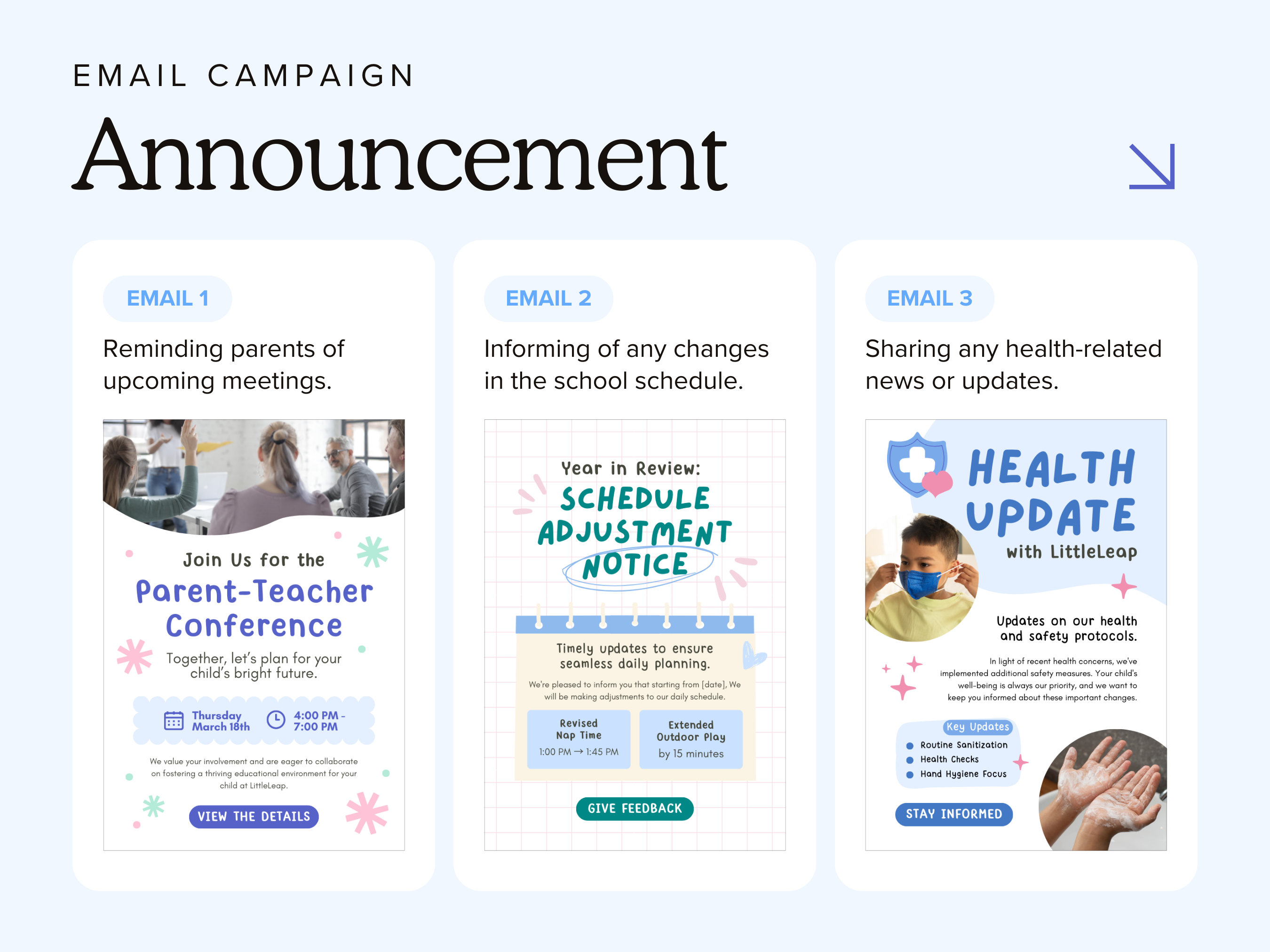 Preschool Editable Email Template, Daycare Email Marketing, School ...