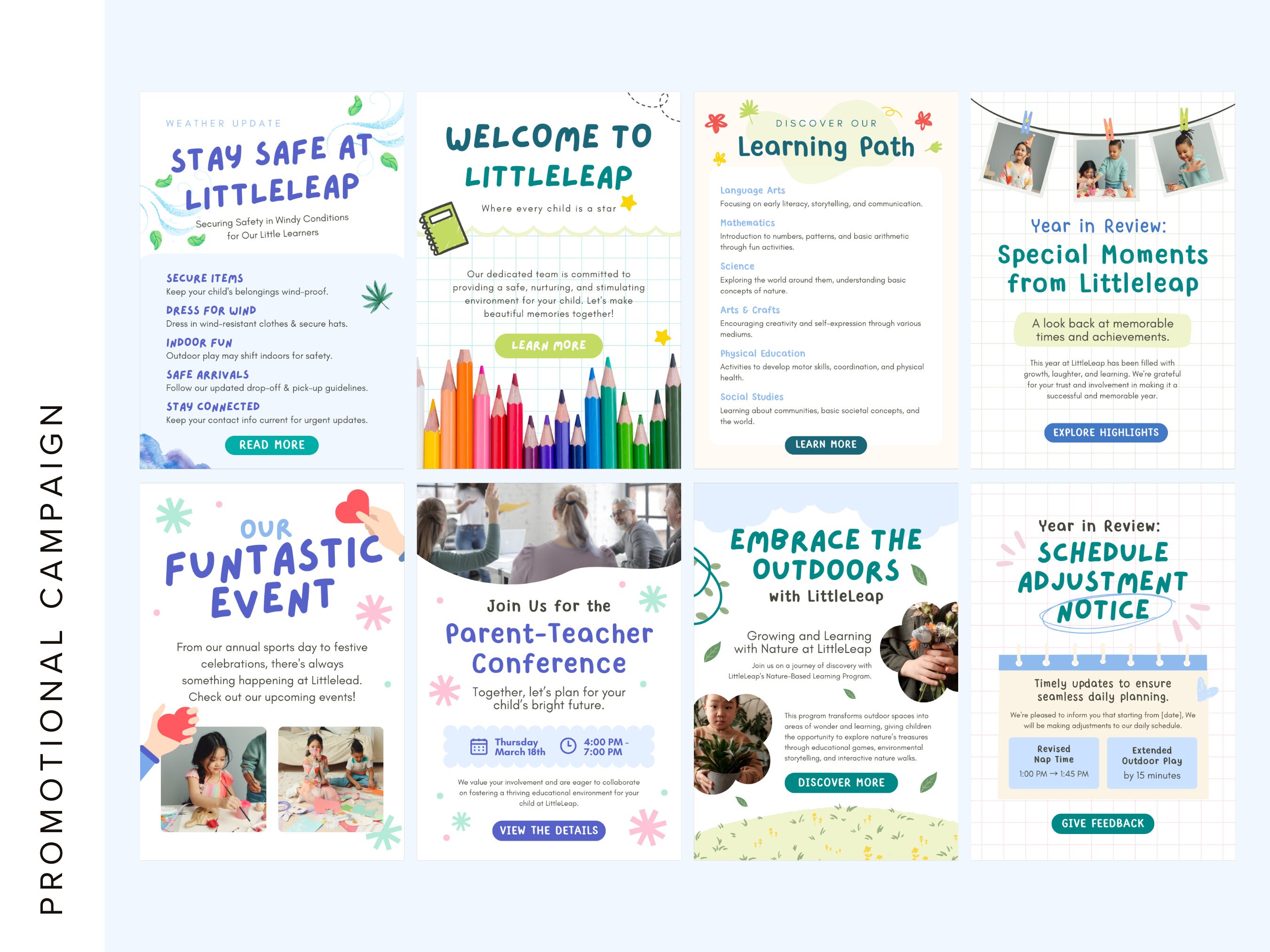 Preschool Editable Email Template, Daycare Email Marketing, School ...